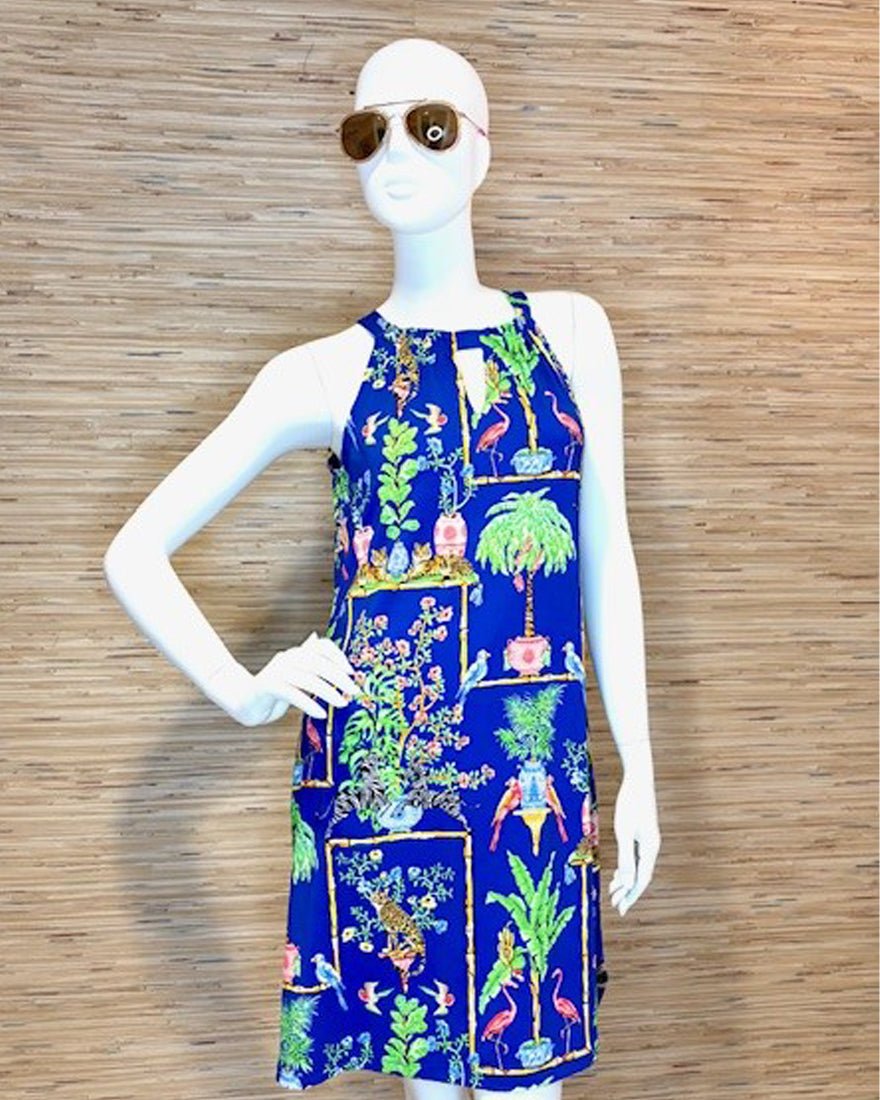 Basic Keyhole Shift Dress